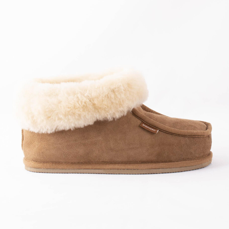 Lingeri og undertøj online - Shepherd Lena Hjemmesko Chestnut │Sass.dk ...