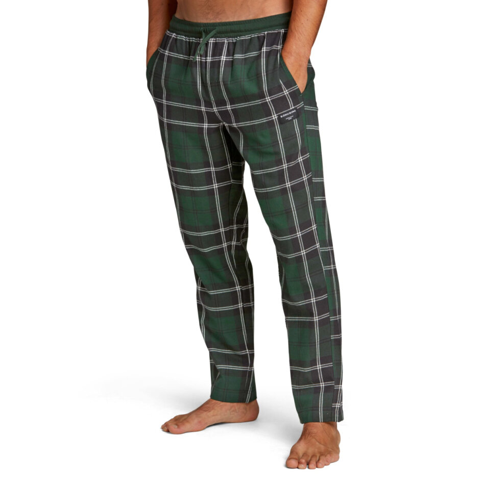 Herre Homewear - Bjørn Borg Herrer - Core Pyjamas Bukser Grøn/Ternet