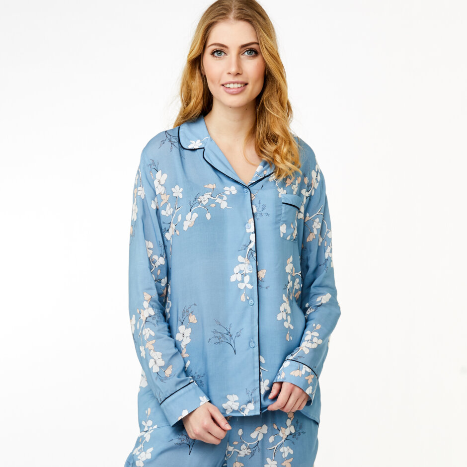 Pyjamas - CCDK - Josephine Pyjamas Skjorte Blue Shadow