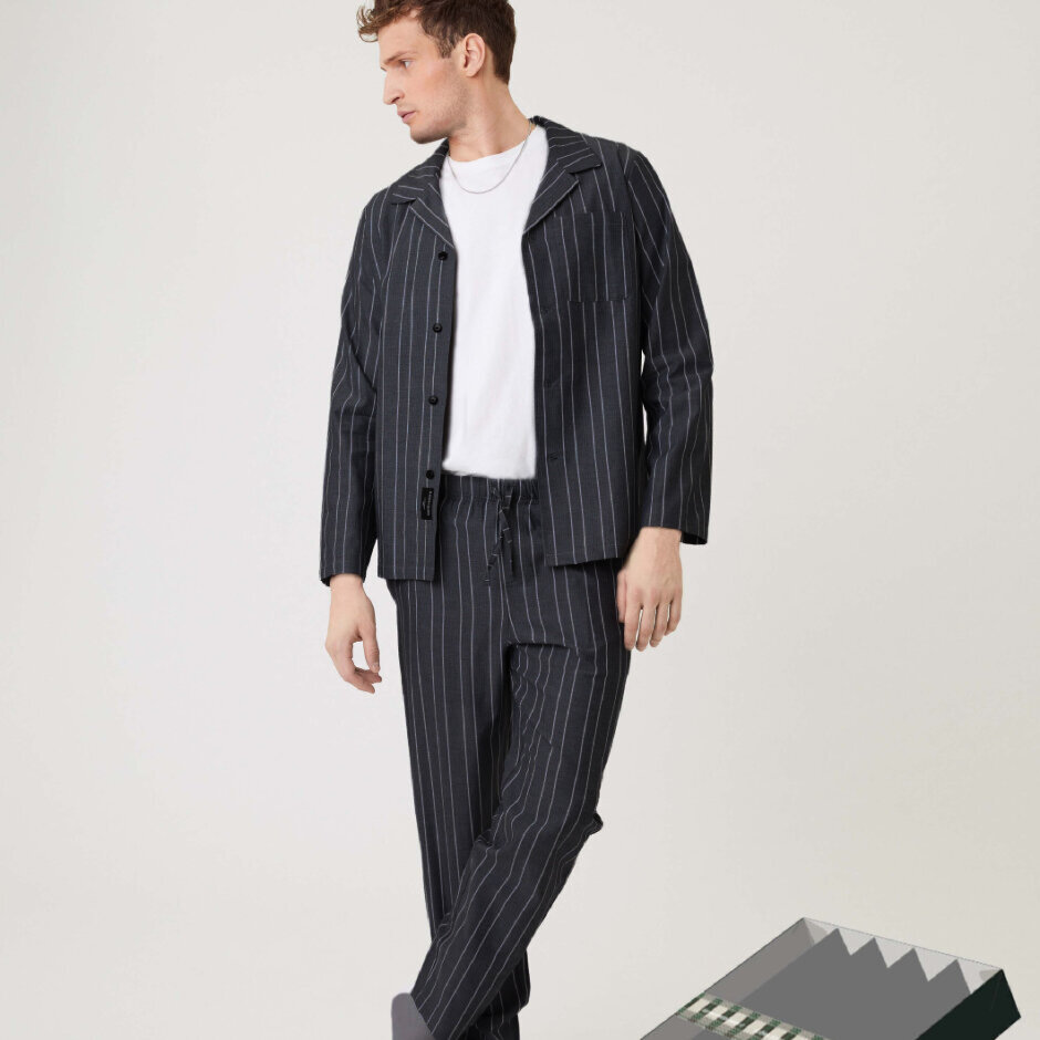 Herre Homewear - Bjørn Borg Herrer - Core Lounge Set Stripe