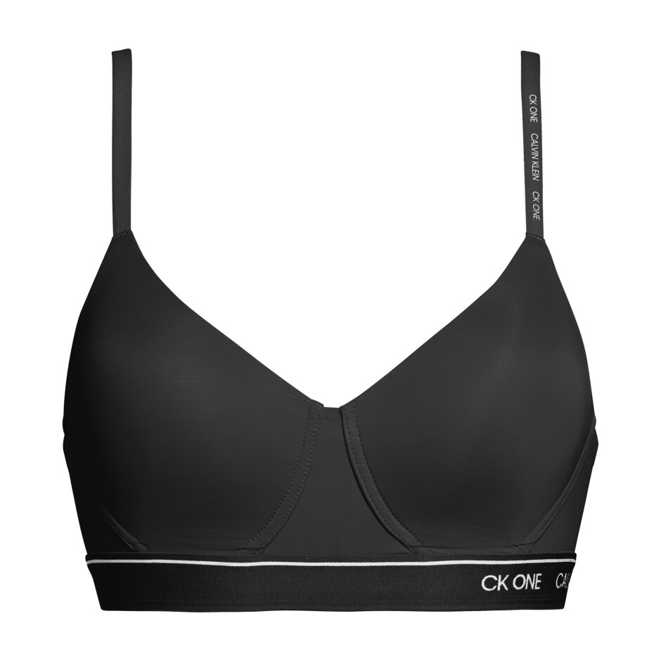 CK One Micro Bralette Sort - Calvin Klein Bralette - Sass.dk